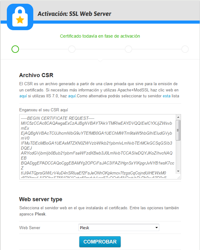 Cómo instalar un certificado SSL en Plesk Onyx en Linux y en Windows