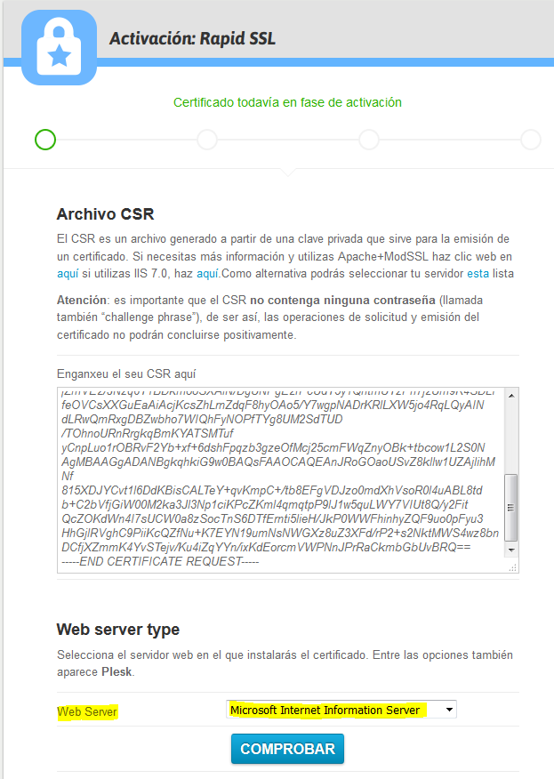 Cómo instalar un certificado SSL en Windows Server 2016