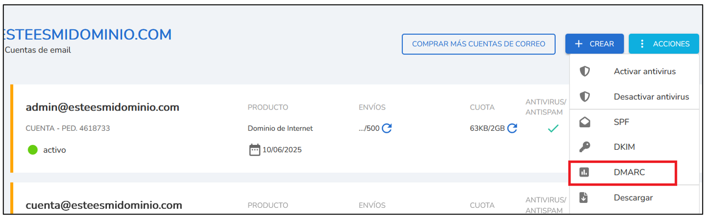 DNS/Email- Cómo crear registros SPF, DKIM y DMARC