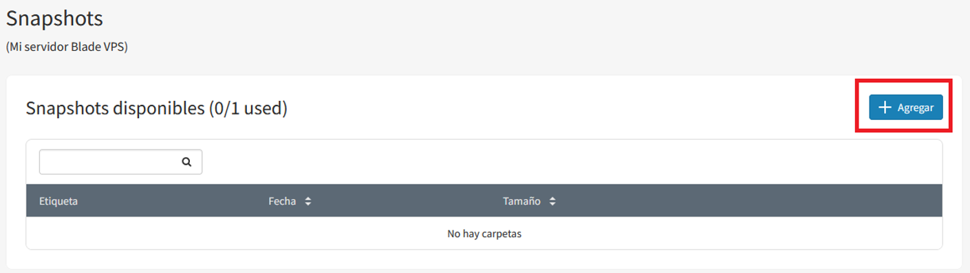 Nuevos VPS 2024- Crear Snapshots o Backups - www.nominalia.com