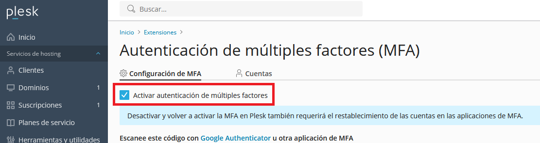 ConfigBOX- Cómo habilitar la autenticación en dos pasos (2FA)
